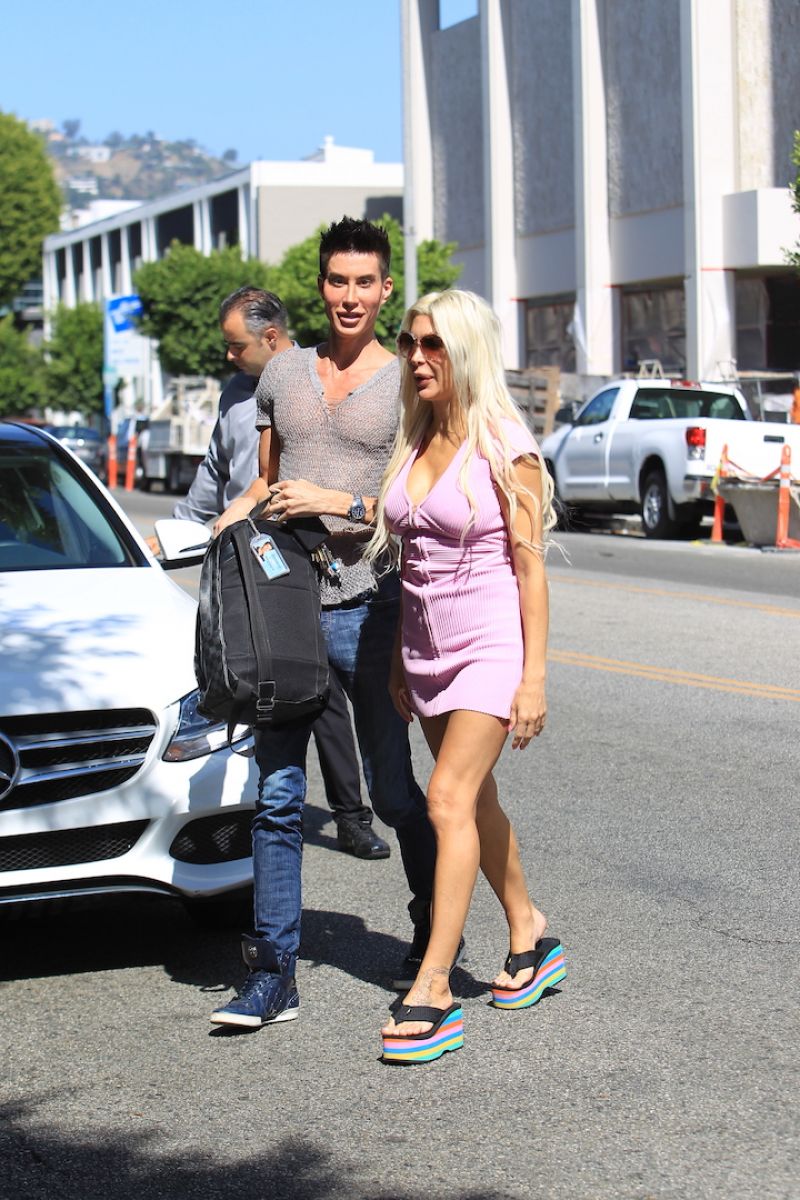 ANGELIQUE FRENCHY MORGAN and Justin Jedlica at Ivy in Beverly Hills 10 ...