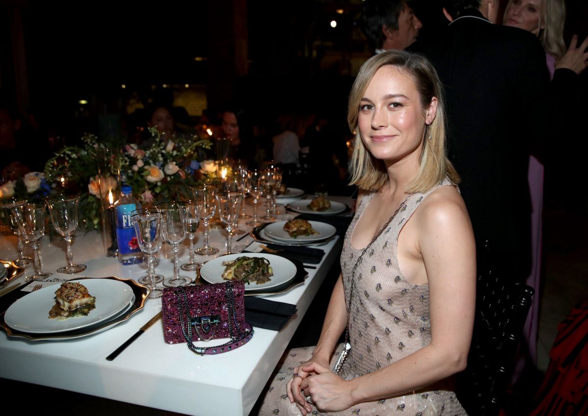 BRIE LARSON at V Magazine Dinner in Honor of Karl Lagerfeld in New York ...