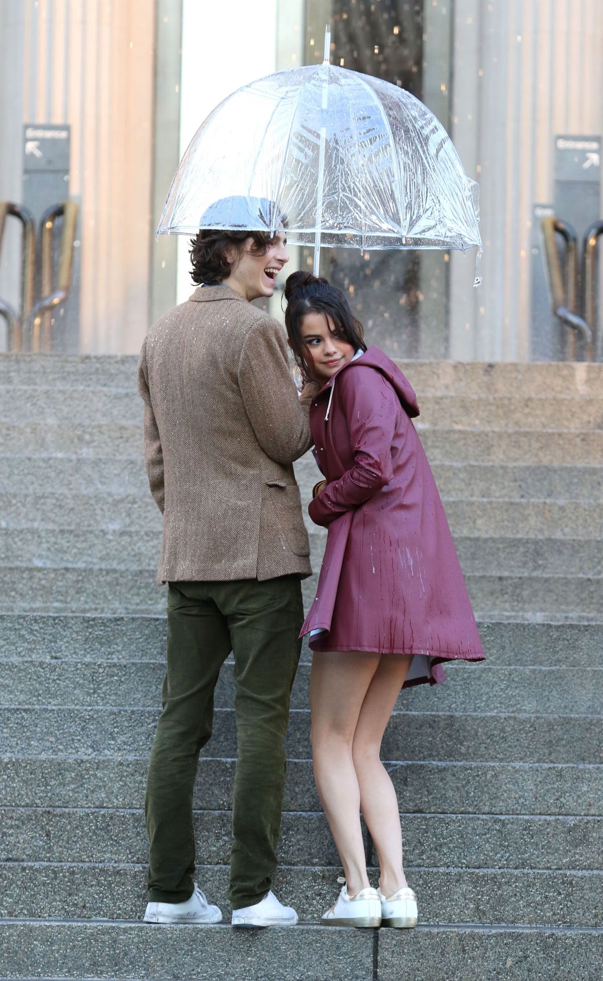 SELENA GOMEZ on the Set of Untitled Woody Allen Movie in New York 10/03 ...