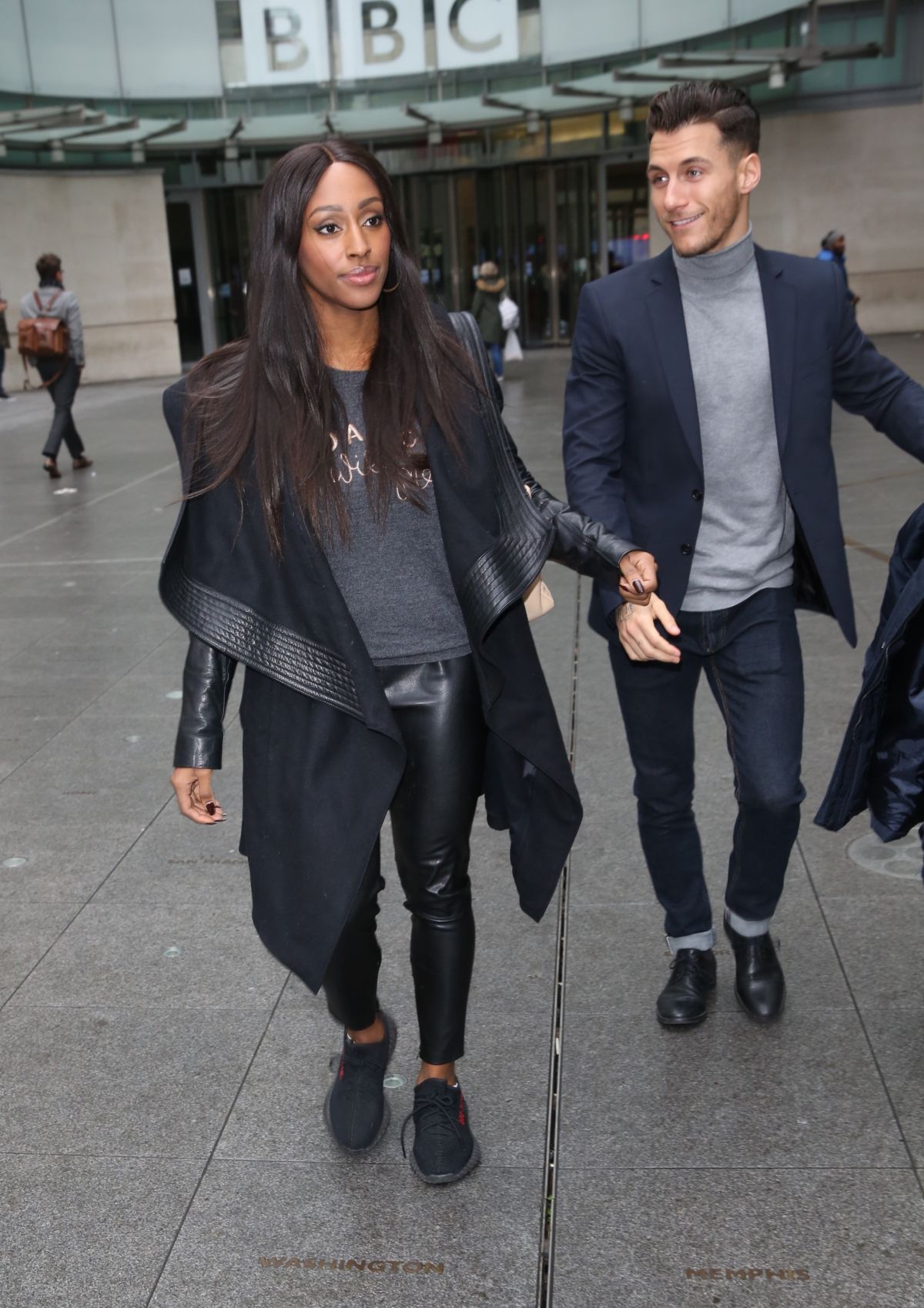 ALEXANDRA BURKE and Gorka Marquez Leaves BBC Studios in London 11/15 ...