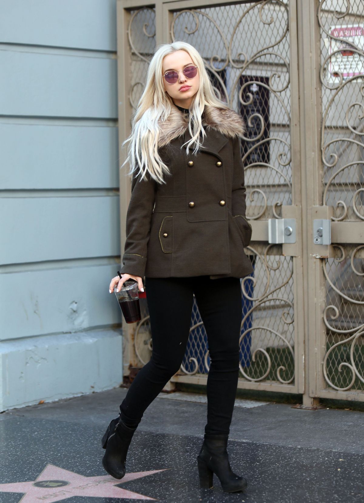 DOVE CAMERON Out and About in Hollywood 11/28/2017 – HawtCelebs