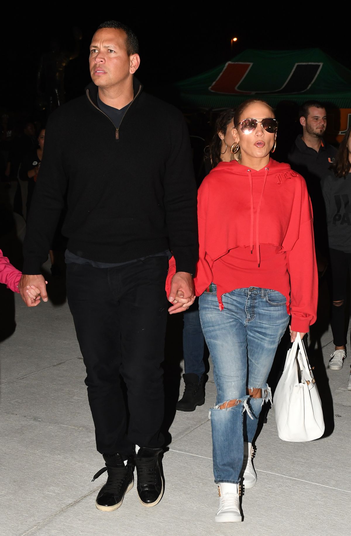 JENNIFER LOPEZ Arrives at University of Miami Football Game in Miami 11 ...
