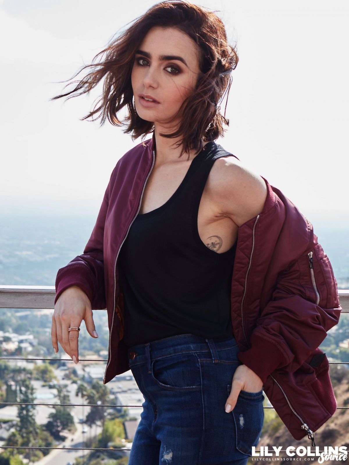 LILY COLLINS for Lancome 2017 Ad Campaign – HawtCelebs
