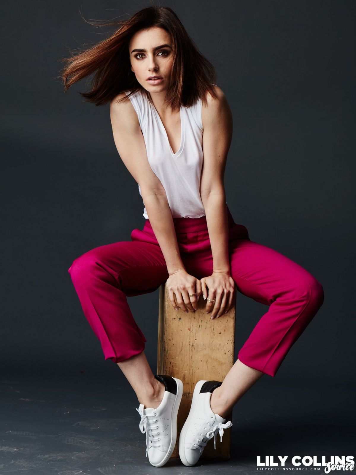 LILY COLLINS for Lancome 2017 Ad Campaign – HawtCelebs