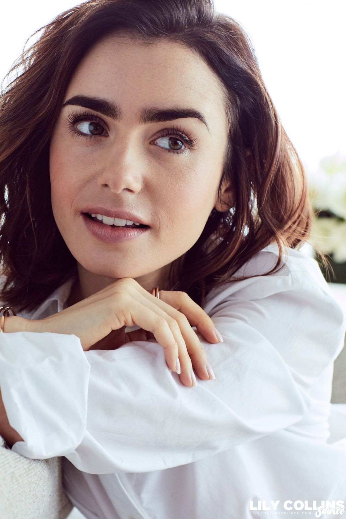 LILY COLLINS for Lancome 2017 Ad Campaign – HawtCelebs