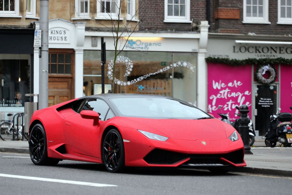 DARIA RADIONOVA in Swarovski Chrystal Covered Lamborghini Out in London ...