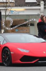 DARIA RADIONOVA in Swarovski Chrystal Covered Lamborghini Out in London ...