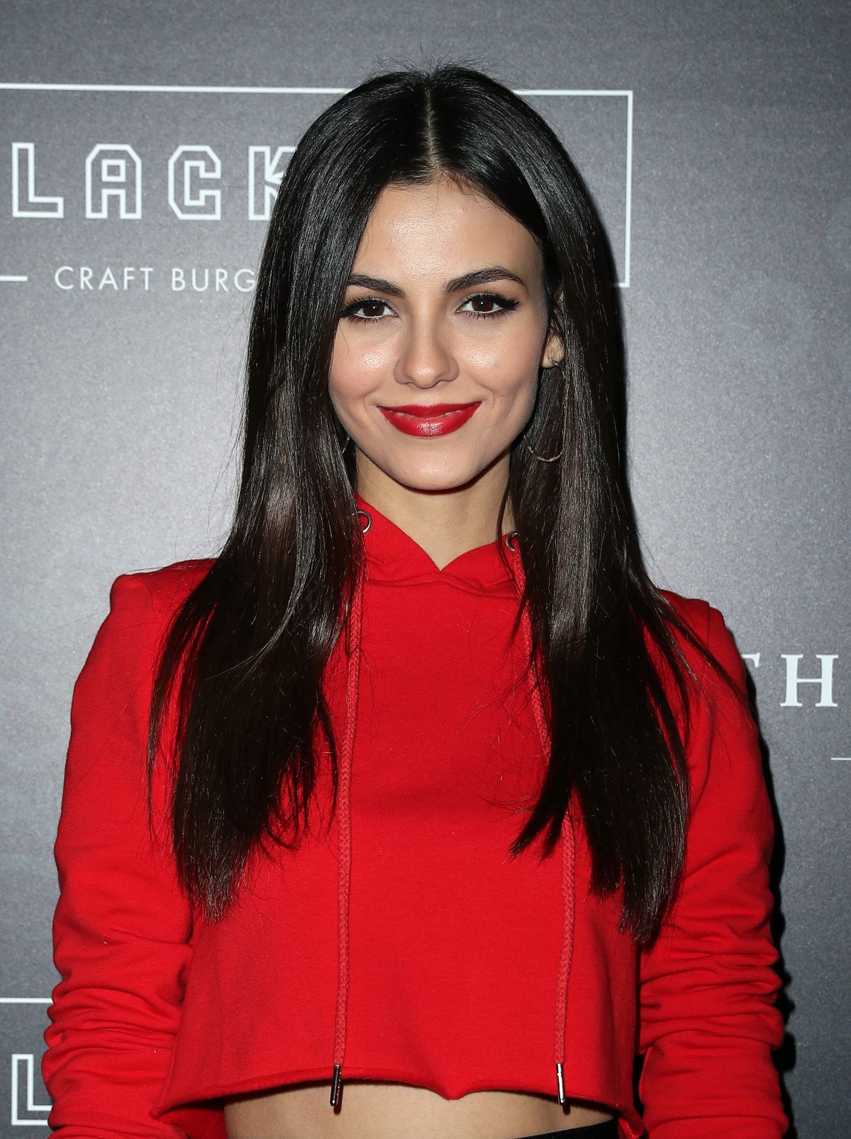 VICTORIA JUSTICE at Black Tap Craft Burgers & Beer Grand Opening in Las ...