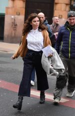 ANNA FRIEL on the Set of Butterfly in Manchester City Centre 01/09/2018 ...