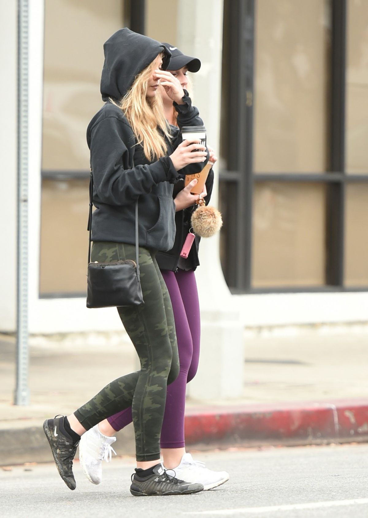 ELIZABETH OLSEN Out for Coffee with a Friend in Los Angeles 01/19/2018 ...