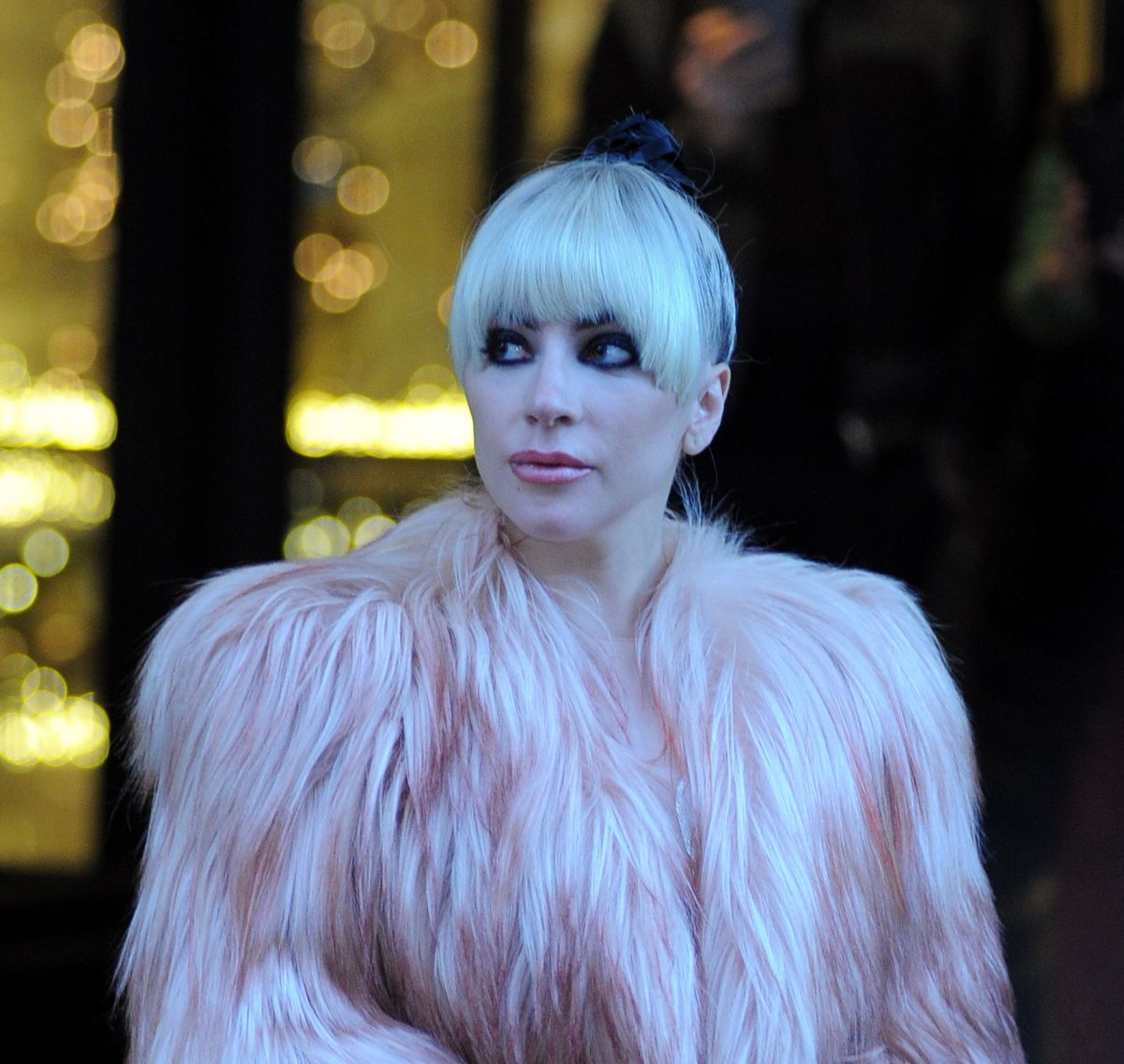 LADY GAGA Leaves Palazzo Parigi Hotel in Milan 01/18/2018 – HawtCelebs