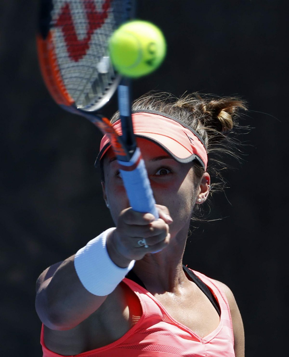 LAUREN DAVIS at Australian Open Tennis Tournament in Melbourne 01/17 ...