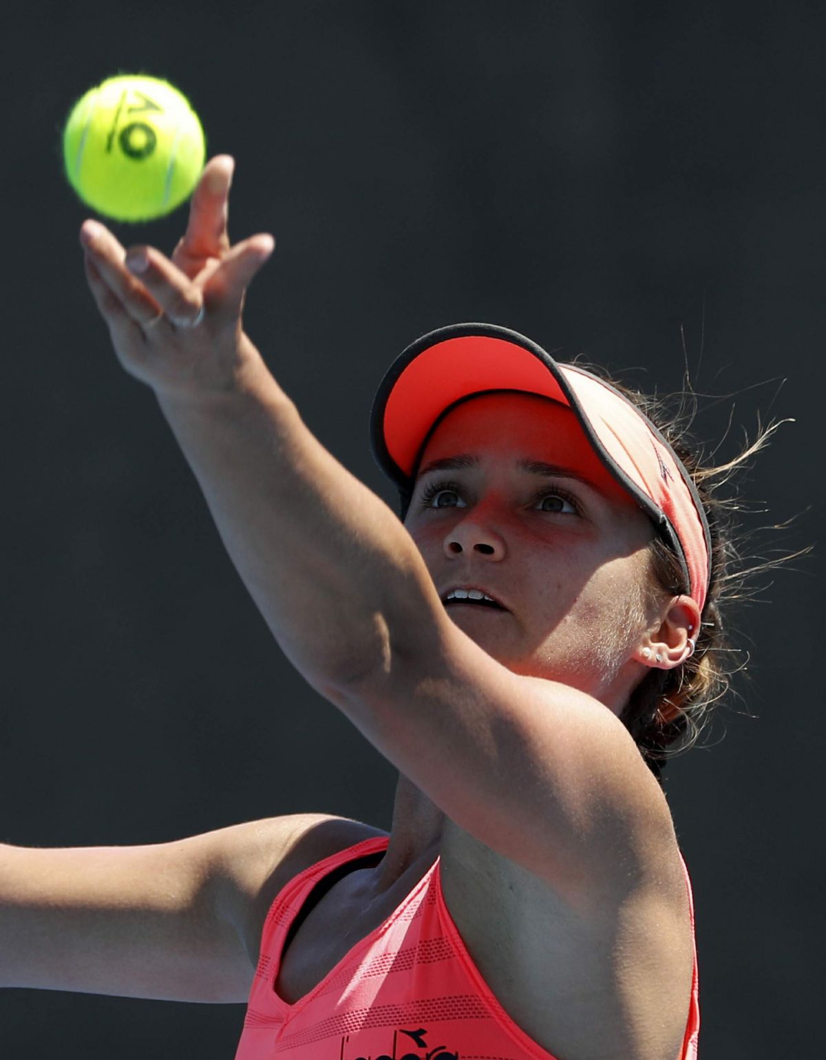 LAUREN DAVIS at Australian Open Tennis Tournament in Melbourne 01/17 ...