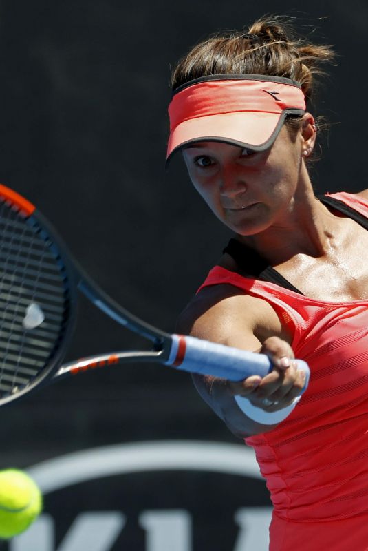 LAUREN DAVIS at Australian Open Tennis Tournament in Melbourne 01/17 ...