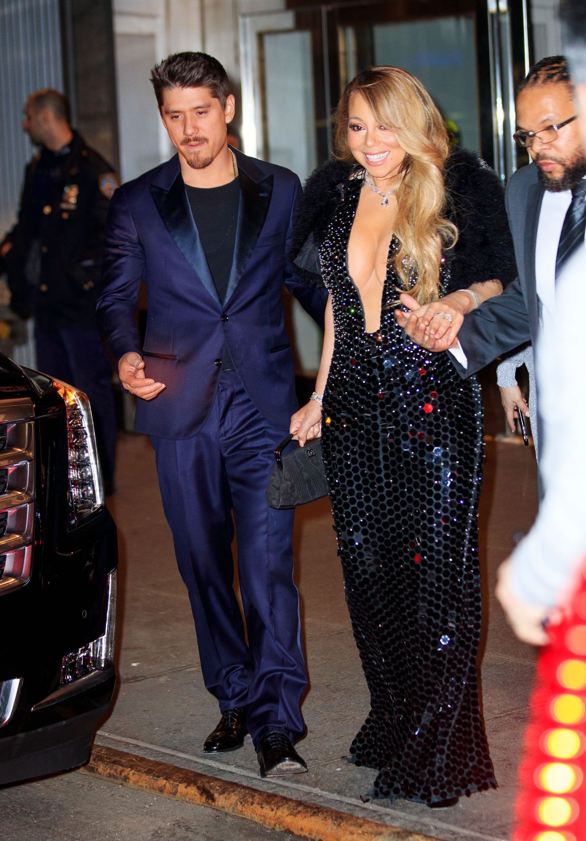 MARIAH CAREY and Bruan Tanaka Leaves Clive Davis Pre-Grammy Party in ...