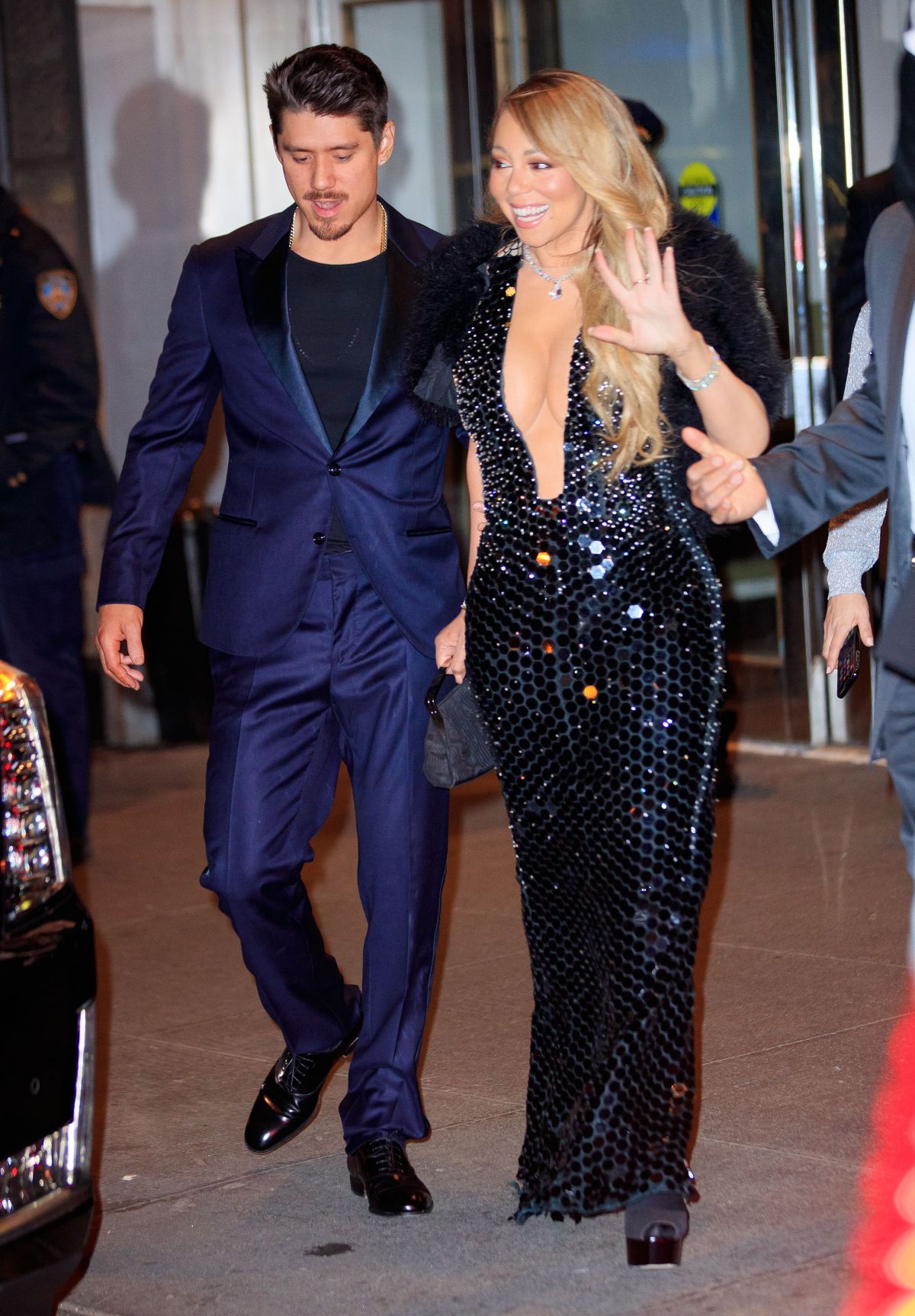 MARIAH CAREY and Bruan Tanaka Leaves Clive Davis Pre-Grammy Party in ...