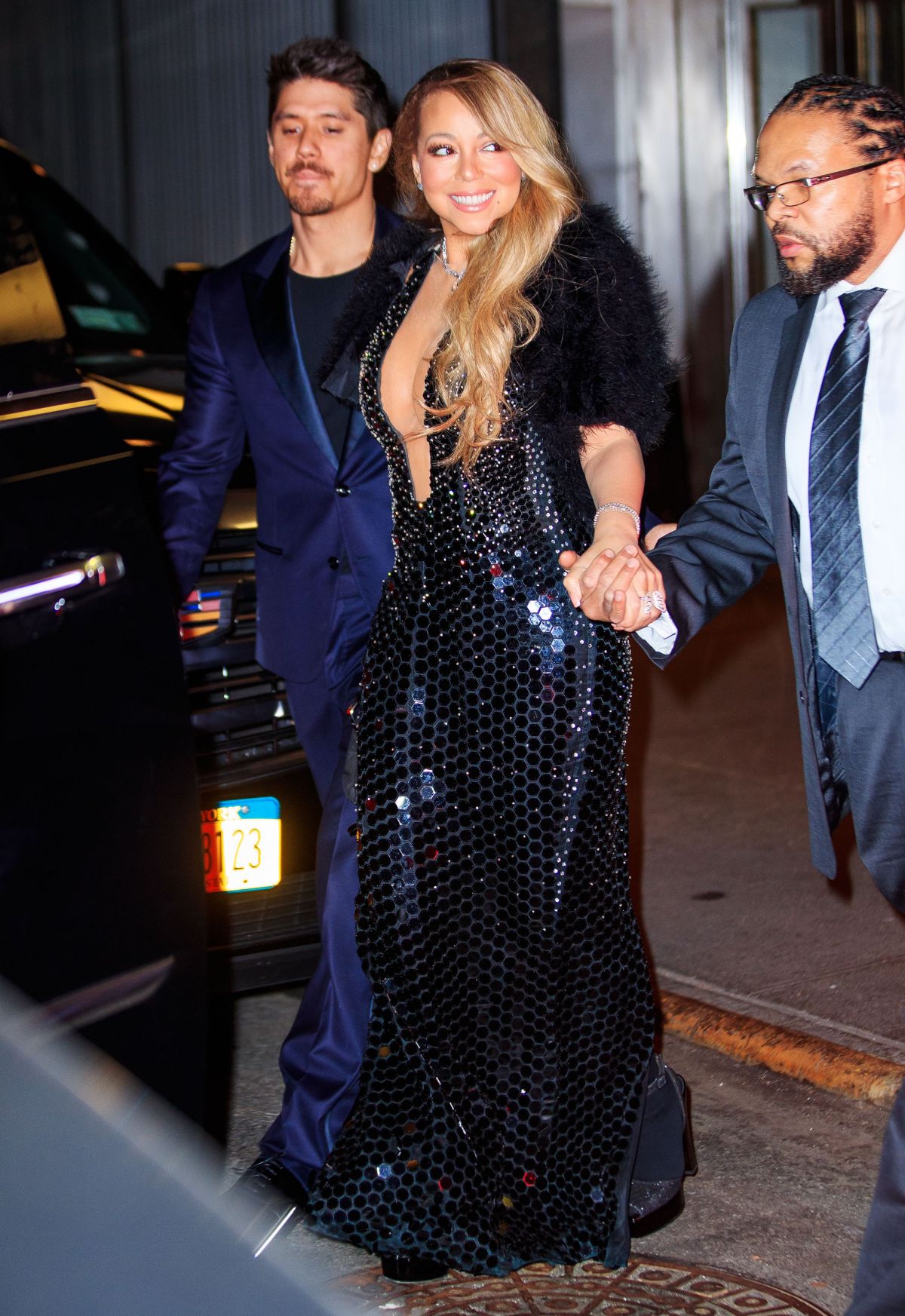 MARIAH CAREY and Bruan Tanaka Leaves Clive Davis Pre-Grammy Party in ...