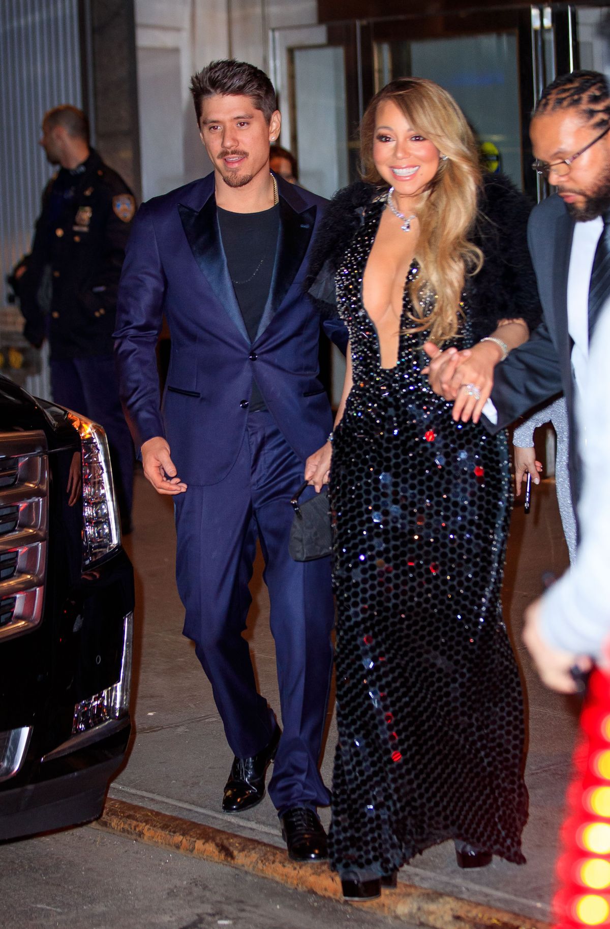 MARIAH CAREY and Bruan Tanaka Leaves Clive Davis Pre-Grammy Party in ...