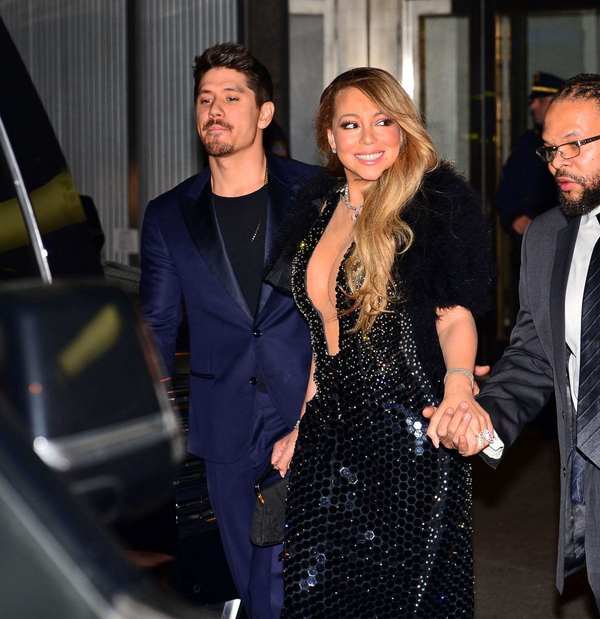 MARIAH CAREY and Bruan Tanaka Leaves Clive Davis Pre-Grammy Party in ...