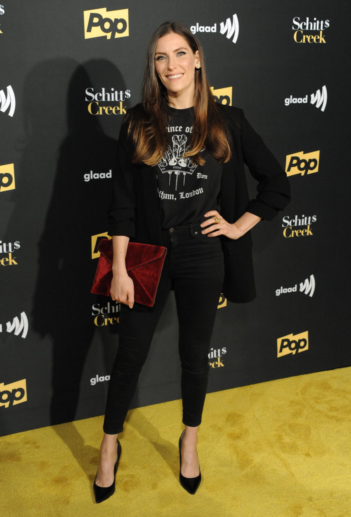 SARAH LEVY at Schitt’s Creek Season 4 Premiere in Hollywood 01/16/2018 ...