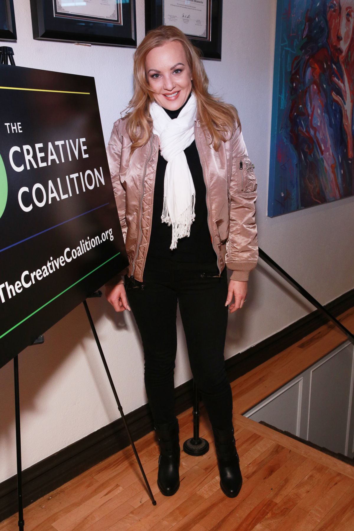 WENDI CLENDON-COVEY at 2018 Creative Coalition Women’s Lincheon at ...