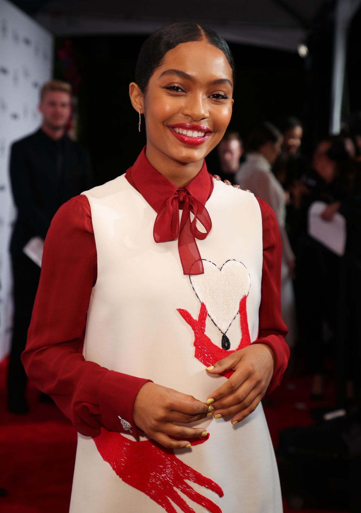 YARA SHAHIDI at Marie Claire Image Makers Awards in Los Angeles 01/11 ...