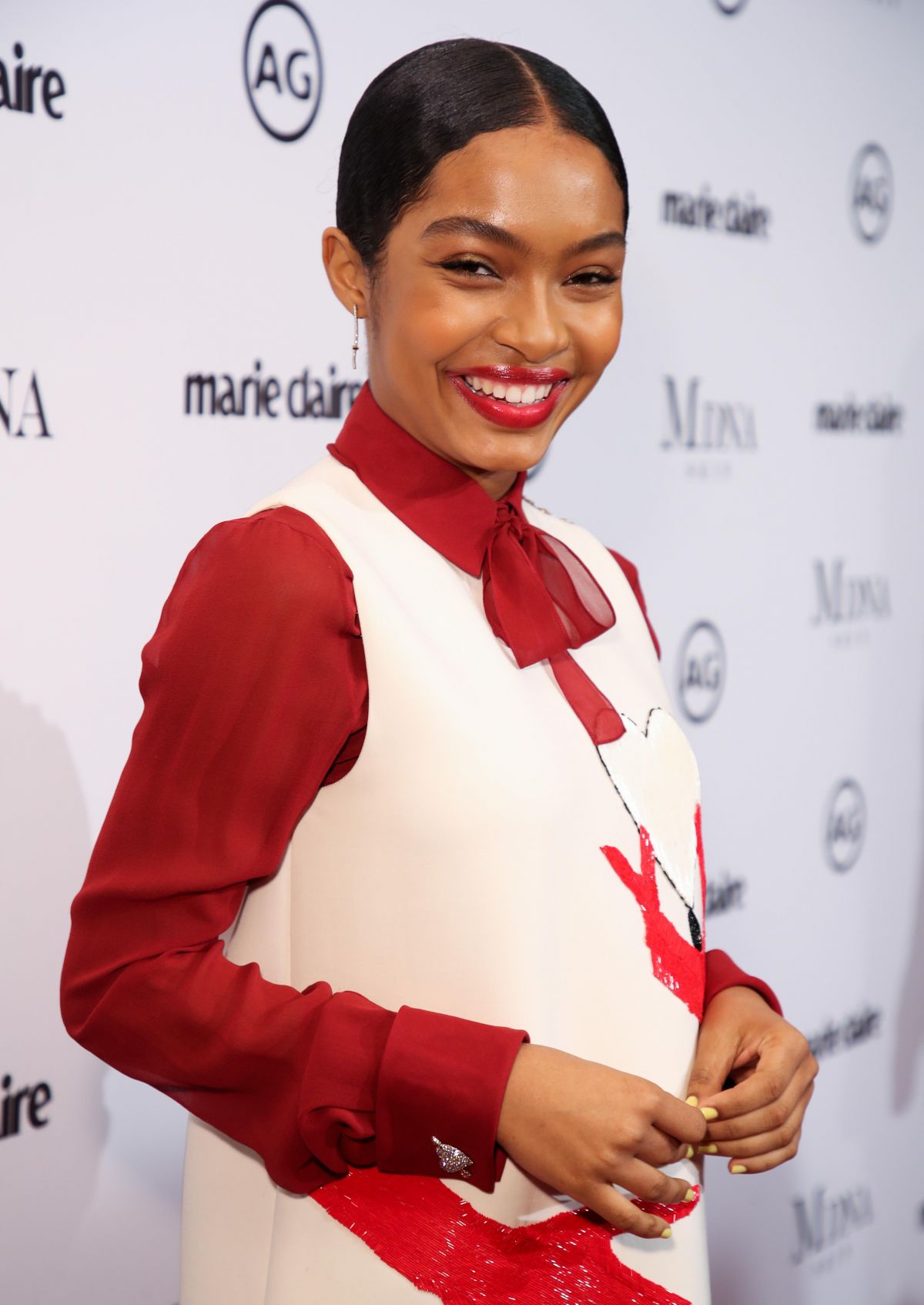 YARA SHAHIDI at Marie Claire Image Makers Awards in Los Angeles 01/11 ...