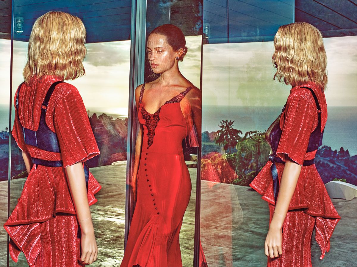 ALICIA VIKANDER in Vogue Magazine, March 2018 – HawtCelebs