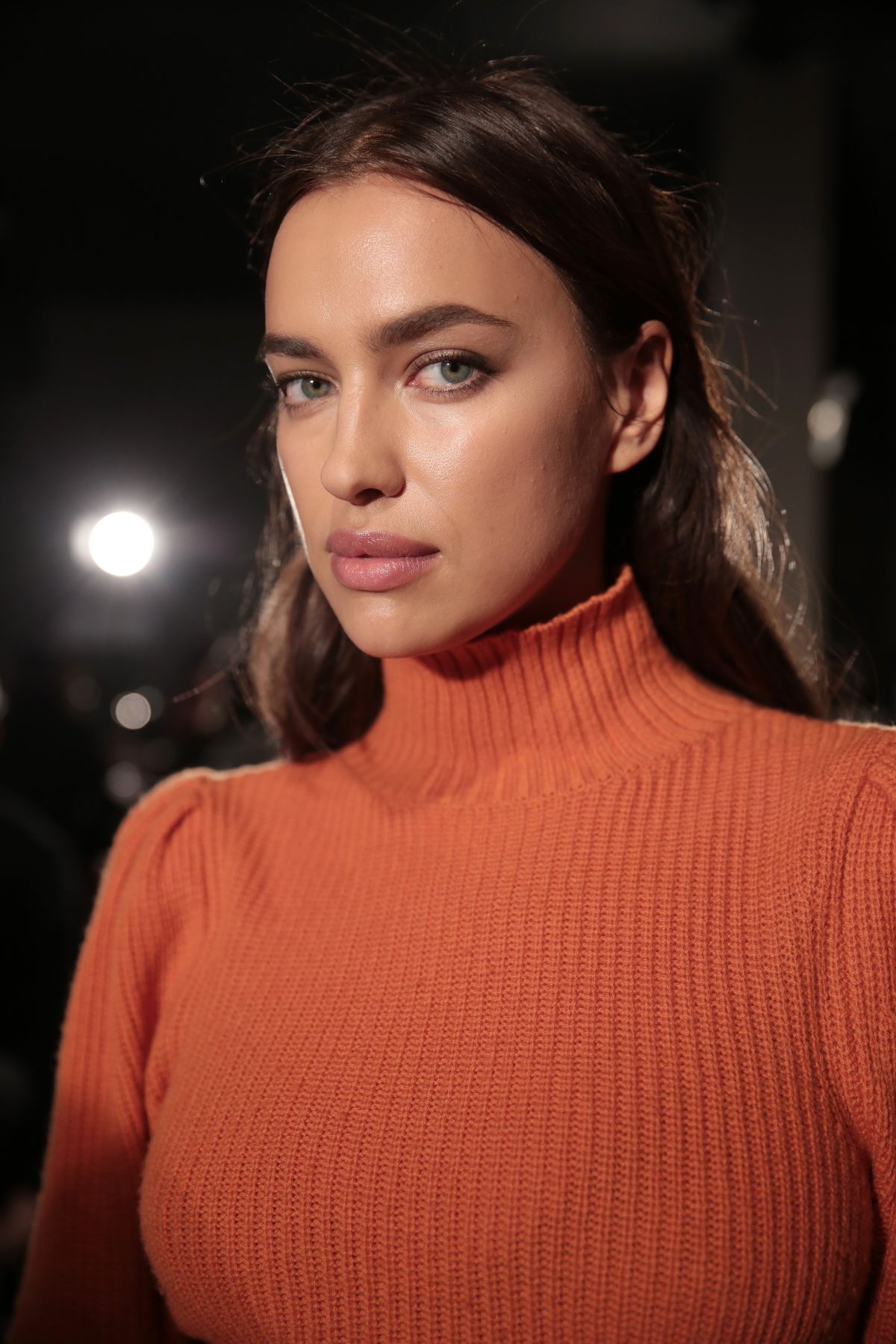 IRINA SHAYK at Bottega Veneta Show at New York Fashion Week 02/09/2018 ...