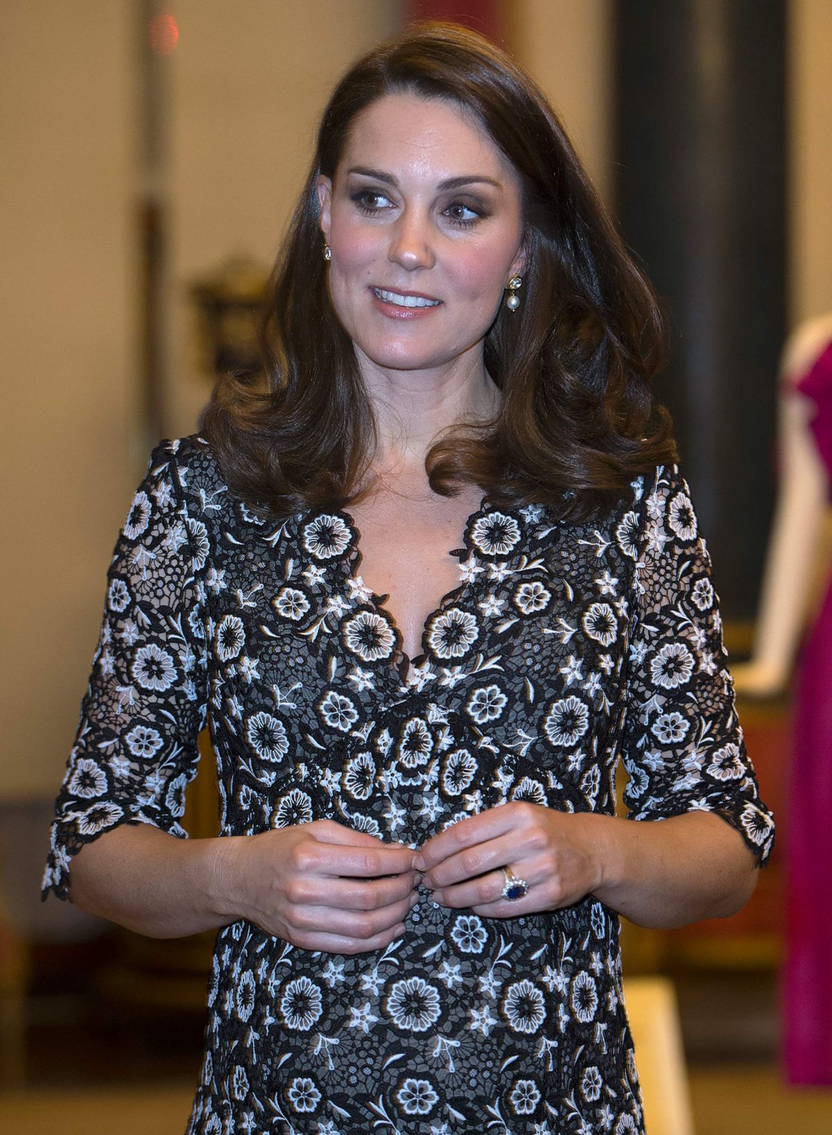 Pregnant KATE MIDDLETON at Commonwealth Fashion Exchange Reception in ...