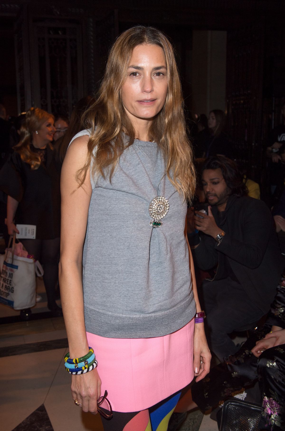 YASMIN LE BON at Pam Hogg Show at London Fashion Week 02/16/2018 ...