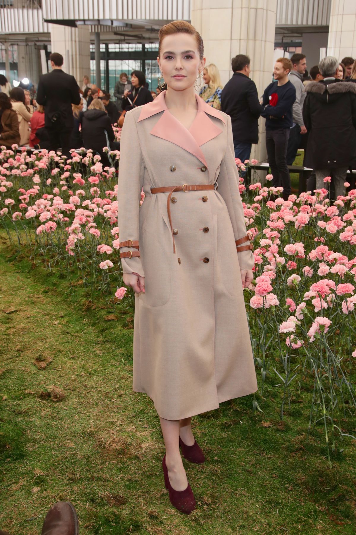 ZOEY DEUTCH at Tory Burch Fashion Show at New York Fashion Week 02/09 ...