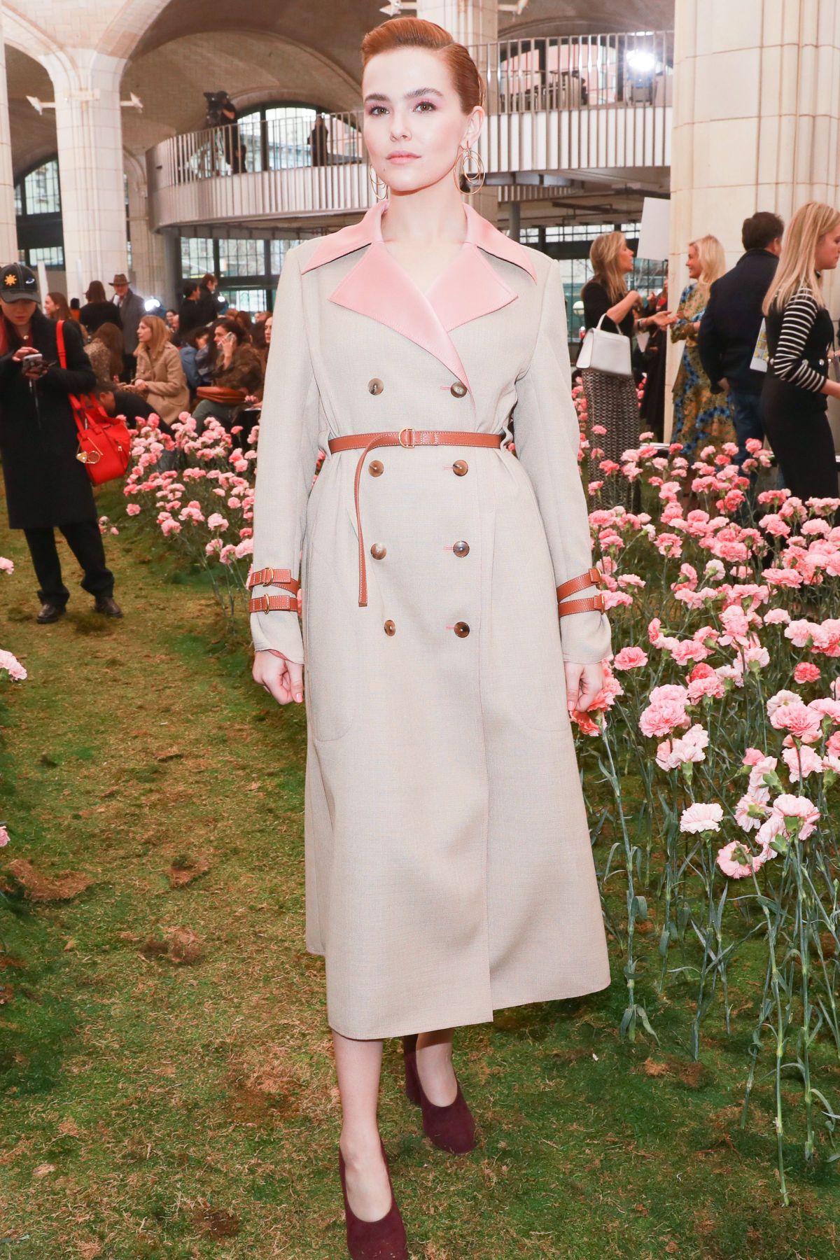 ZOEY DEUTCH at Tory Burch Fashion Show at New York Fashion Week 02/09 ...