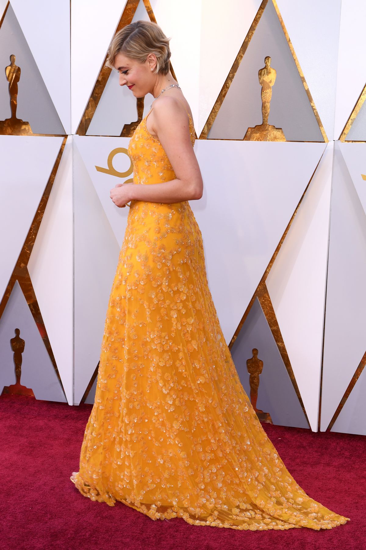 GRETA GERWIG at 90th Annual Academy Awards in Hollywood 03/04/2018 ...