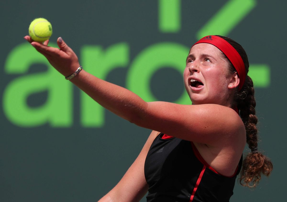 JELENA OSTAPENKO at 2018 Miami Open in Key Biscayne 03/28/2018 – HawtCelebs