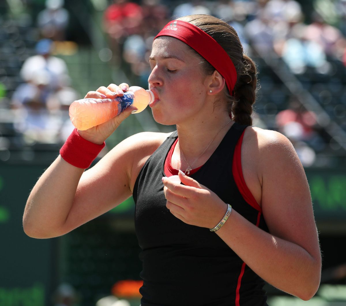 JELENA OSTAPENKO at 2018 Miami Open in Key Biscayne 03/28/2018 – HawtCelebs