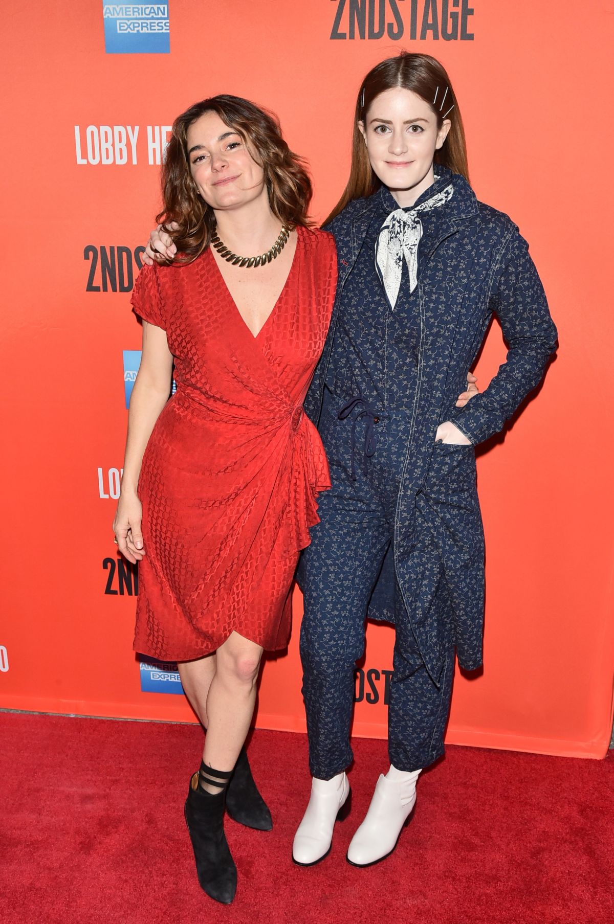KAYLA FOSTER and JAMIE NEUMANN at Lobby Hero Broadway Opening Night in ...