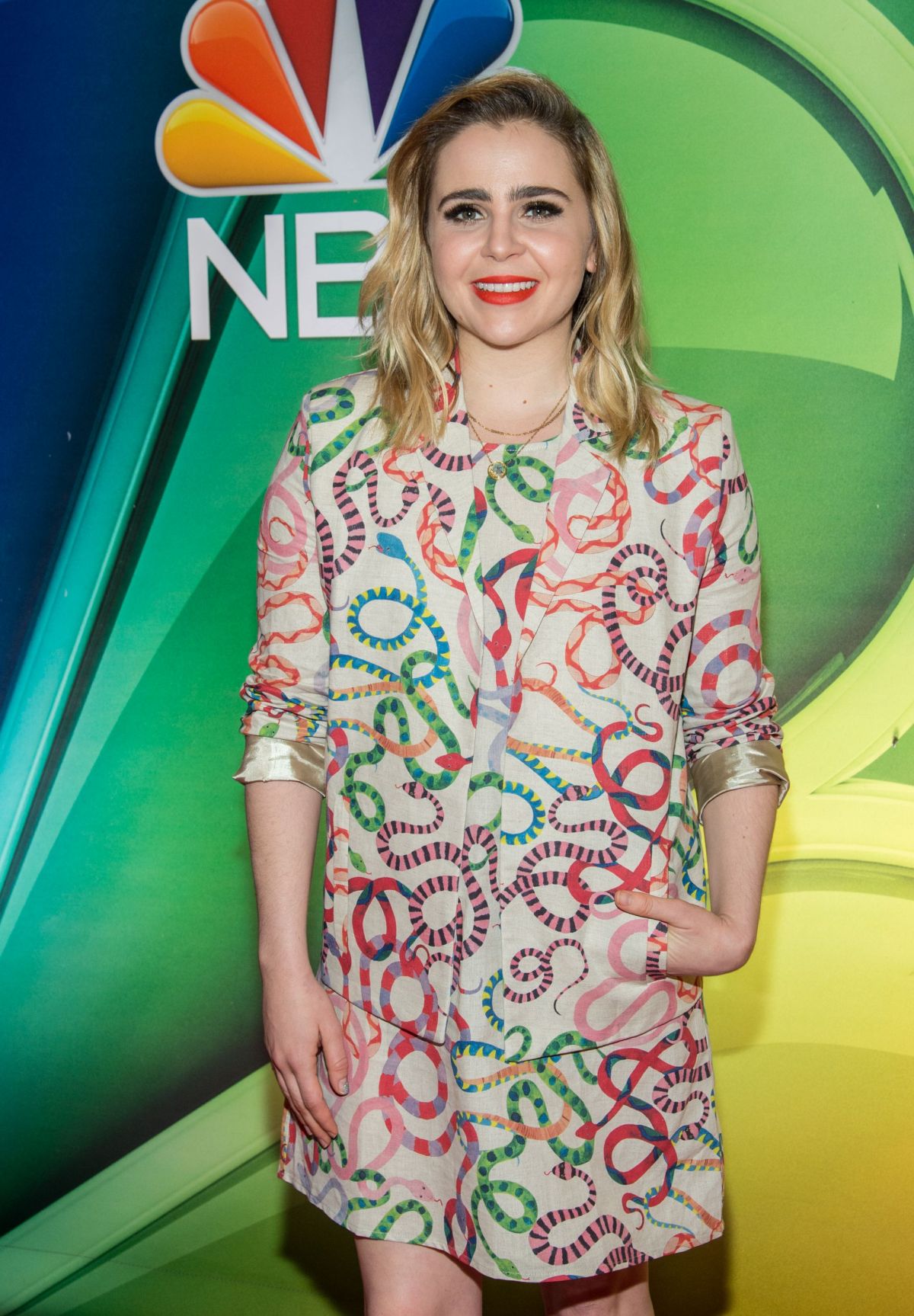 MAE WHITMAN at NBC Midseason Press Junket in New York 03/08/2018 ...