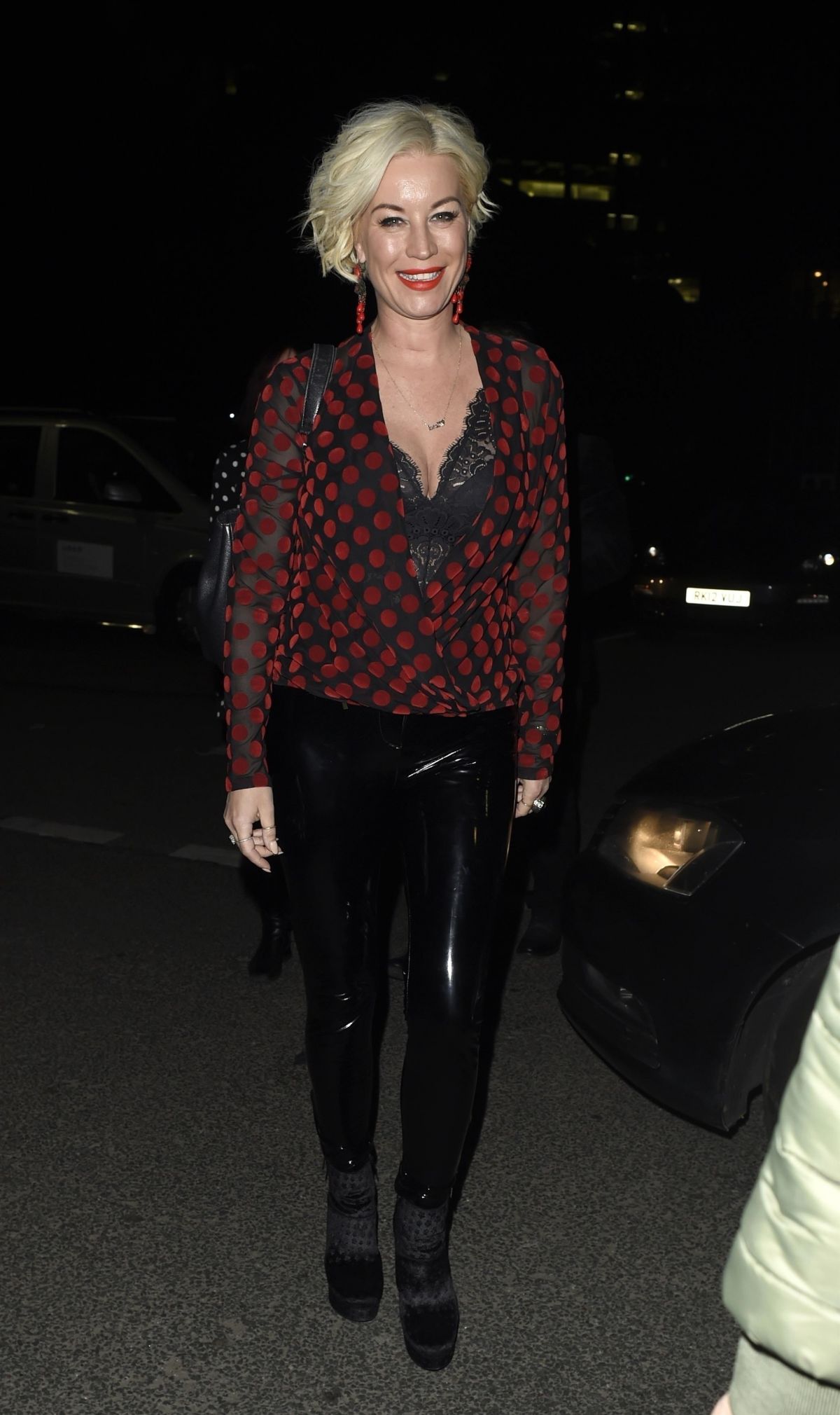 DENISE VAN OUTEN Night Out at Menagerie in Manchester 04/01/2018 ...