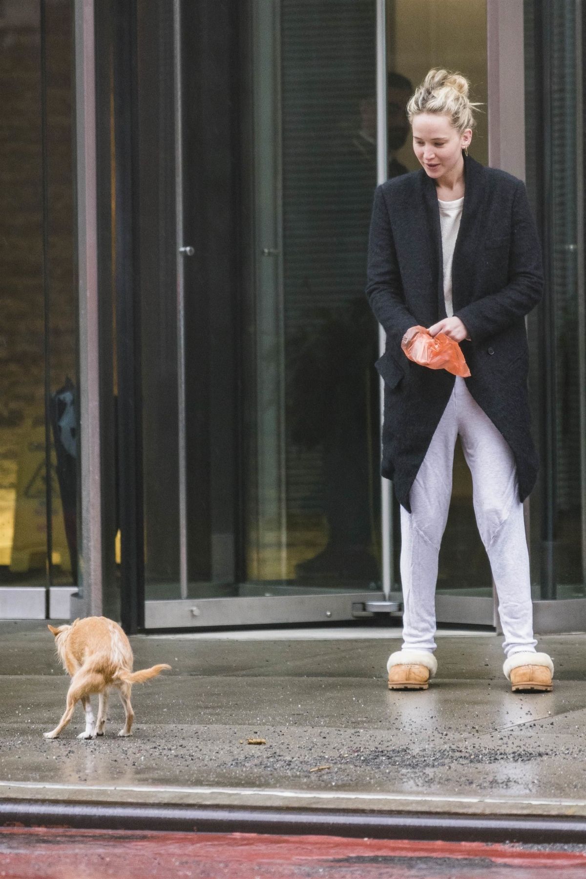JENNIFER LAWRENCE Out with Her Dog in New York 04/16/2018 – HawtCelebs