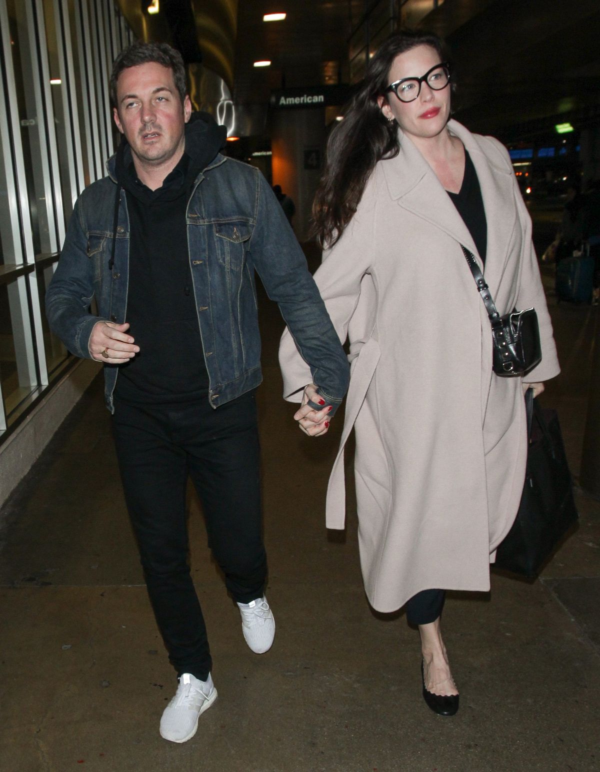 LIV TYLER at Los Angeles International Airport 04/15/2018 – HawtCelebs