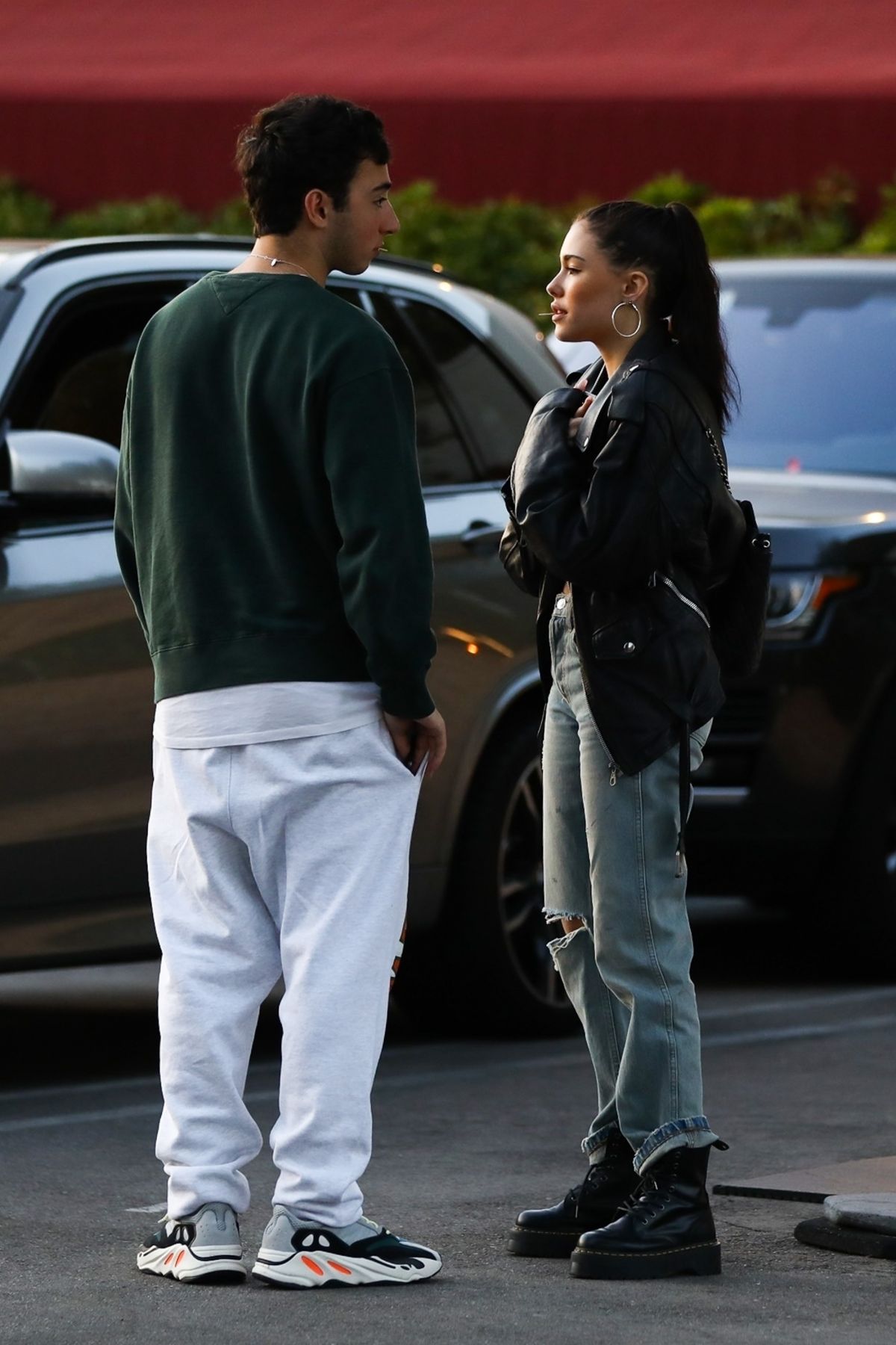 MADISON BEER and Zack Bia Out for Dinner in Los Angeles 04/03/2018 ...