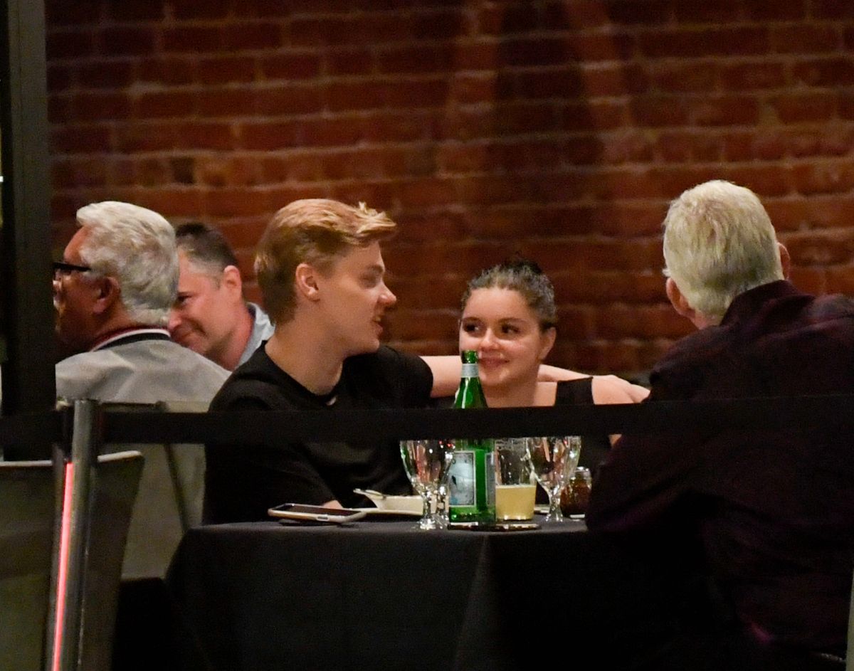 ARIEL WINTER and Levi Meaden Out for Dinner at Vitello’s in Studio City ...