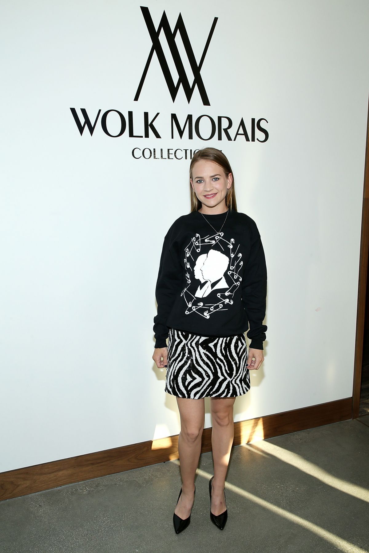 BRITT ROBERTSON at Wolk Morais Collection 7 Fashion Show in Los Angeles ...