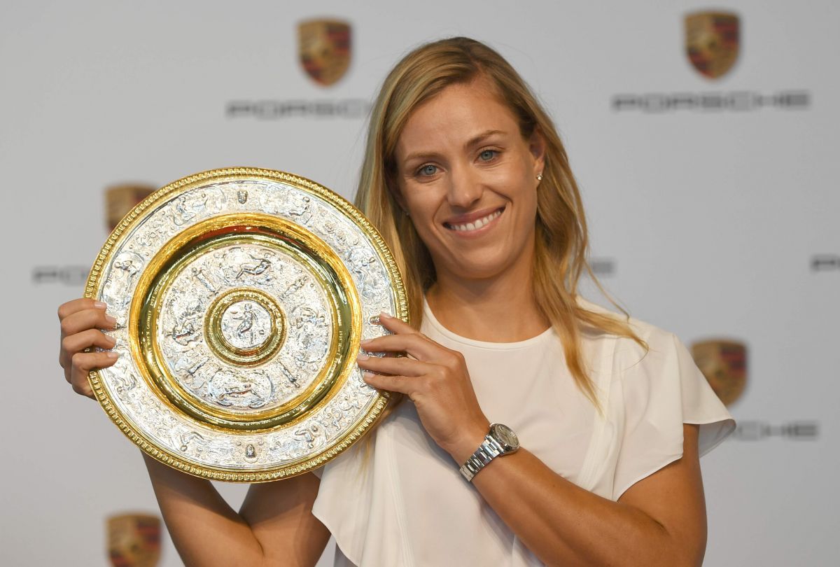 ANGELIQUE KERBER at a Press Conference in Stuttgart 07/17/2018 – HawtCelebs