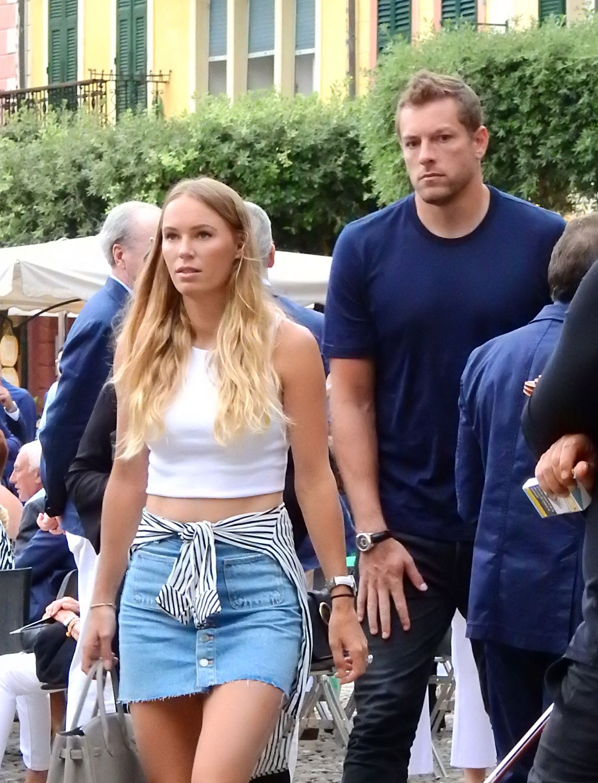 CAROLINE WOZNIACKI and David Lee Out in Portofino 07/14/2018 – HawtCelebs