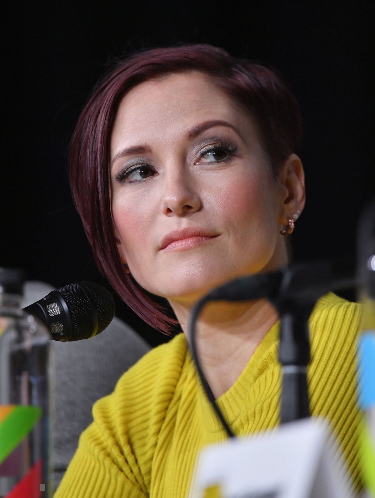 CHYLER LEIGH at Supergirl Panel Comic-con in San Diego 07/21/2018 ...