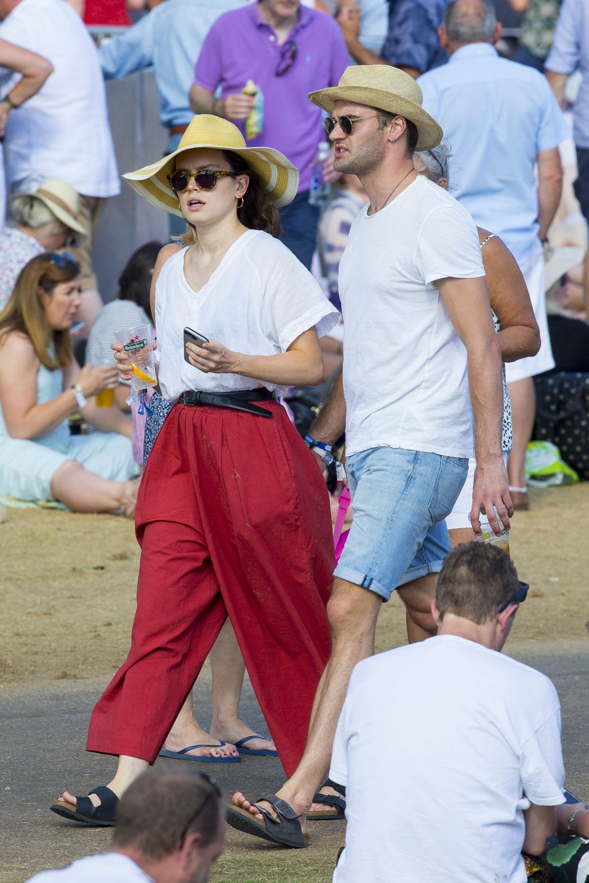 DAISY RIDLEY and Tom Bateman at British Summertime Festival in London ...