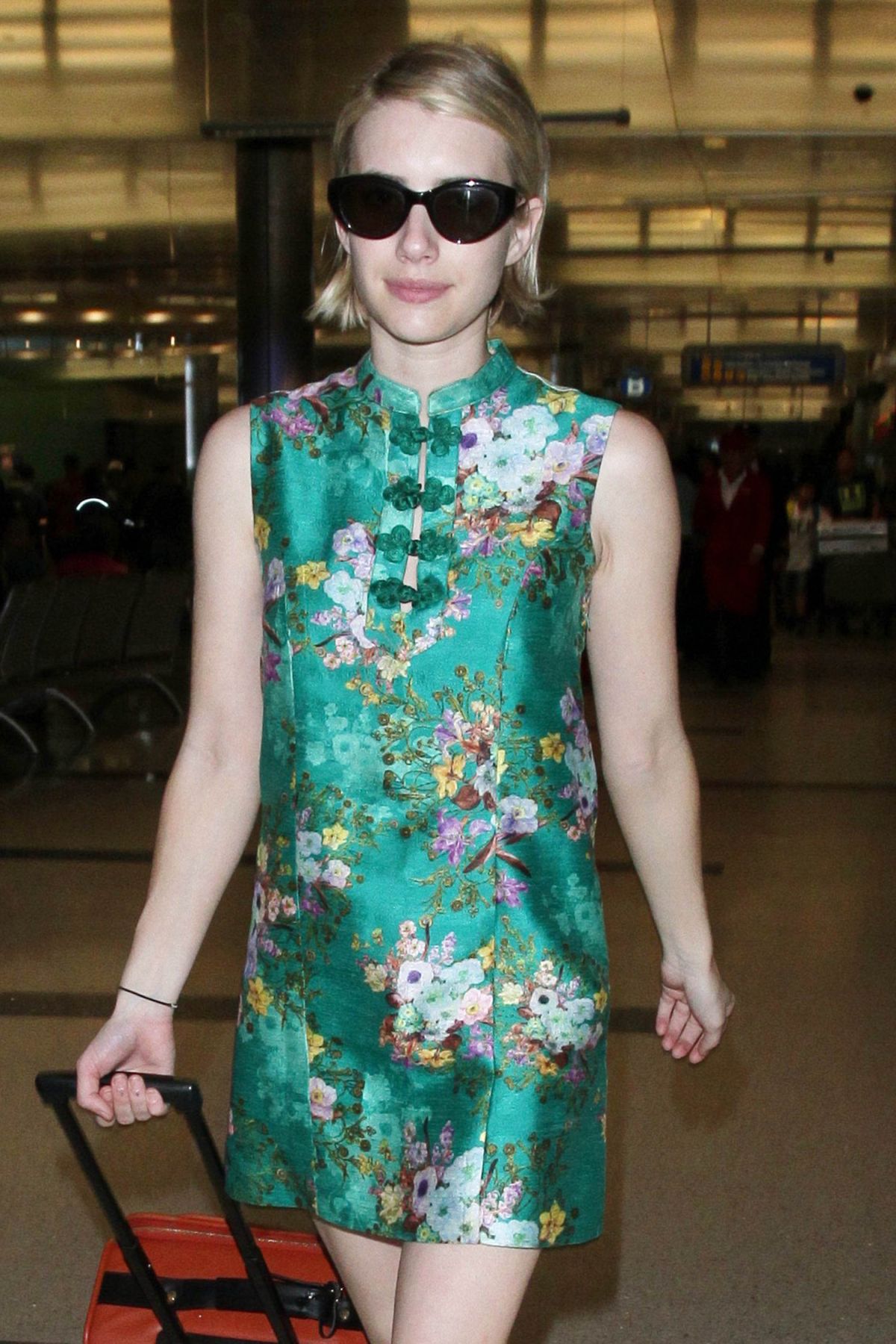 EMMA ROBERTS at LAX Airport in Los Angeles 07/03/2018 – HawtCelebs