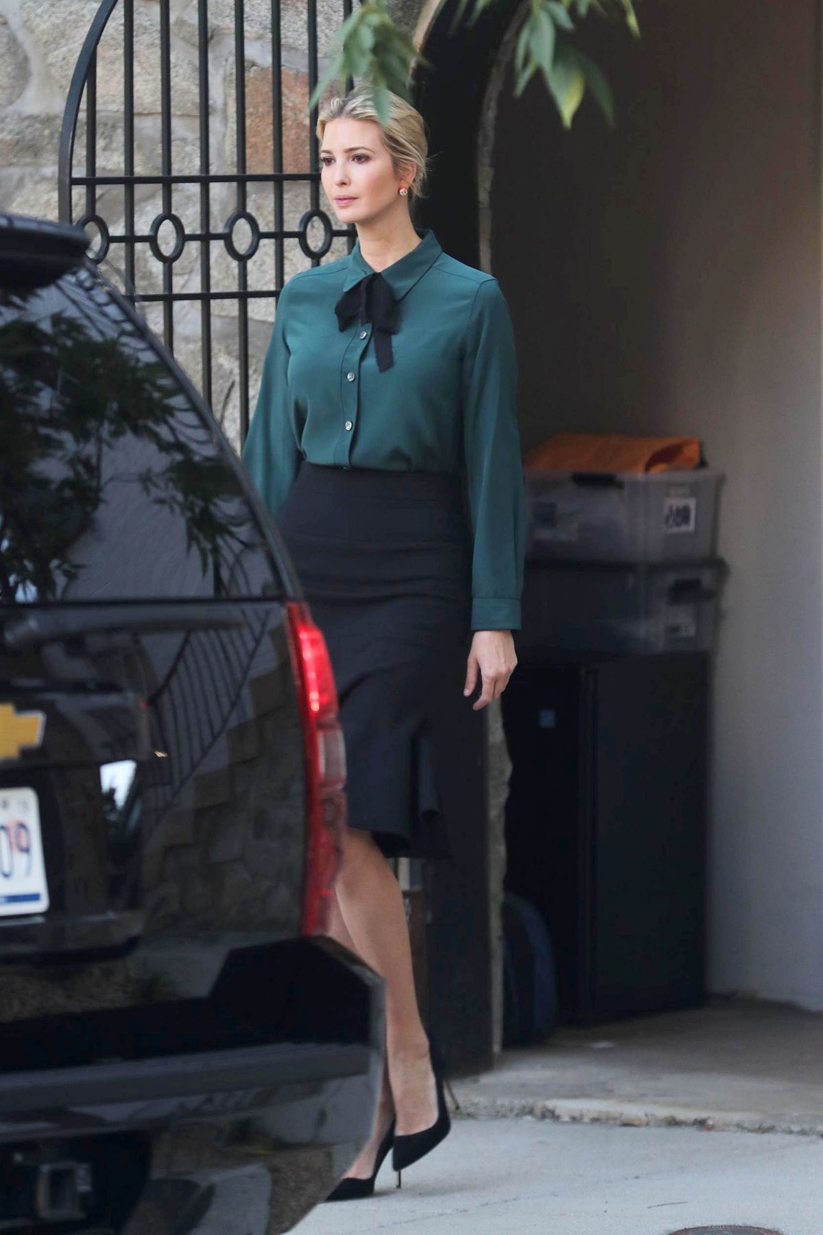 IVANKA TRUMP Leaves Her Home in Washington 07/10/2018 – HawtCelebs